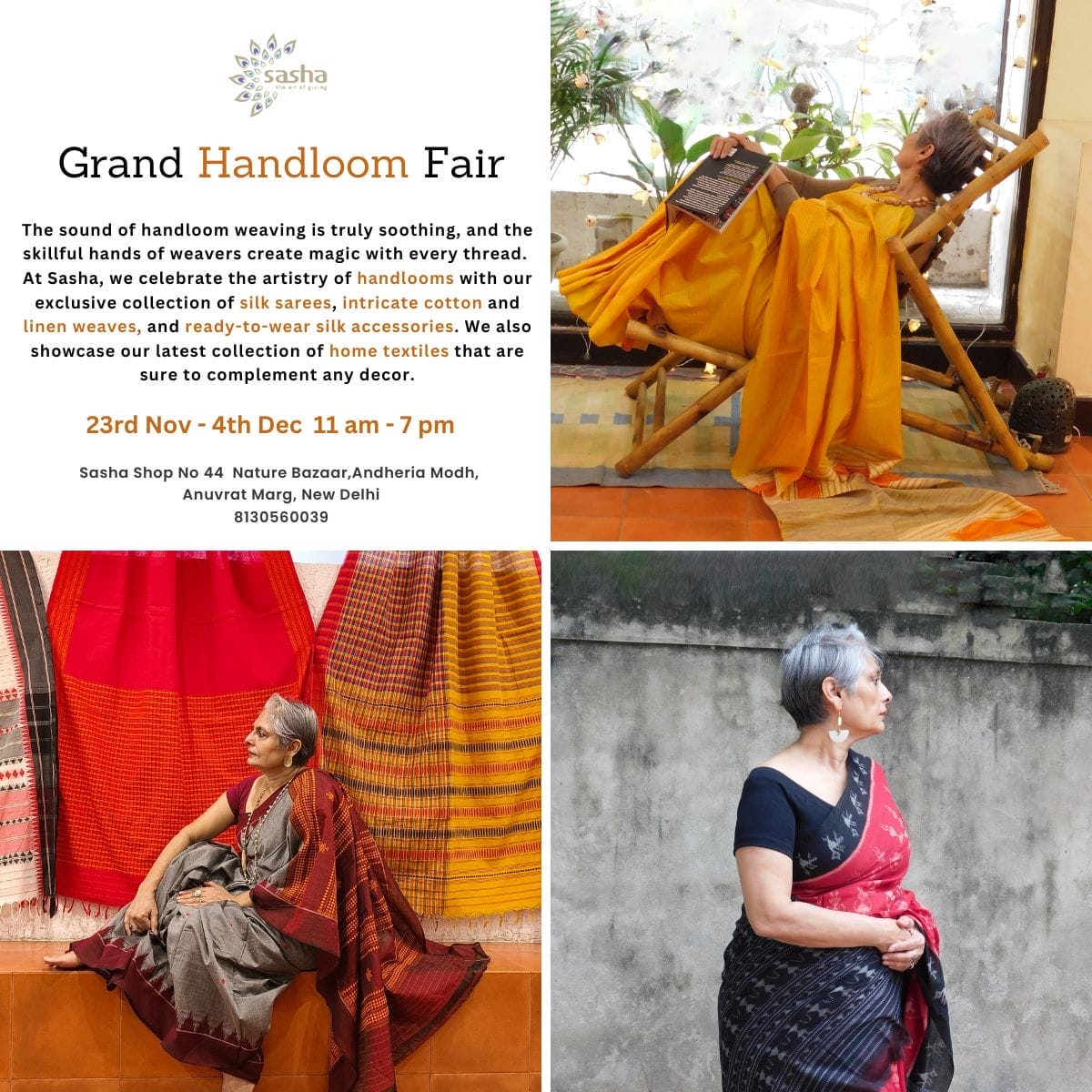 Grand Handloom Fair - Sasha Association for Craft Producers